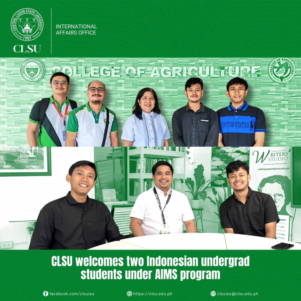 CLSU welcomes two Indonesian undergrad students under AIMS program ...